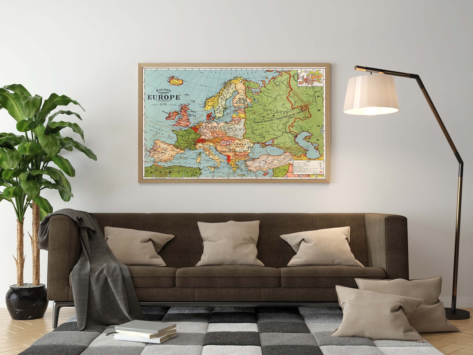 Vintage Europe Map Art (1830) - Vintage Map Print, Old Map Art, Vintage ...