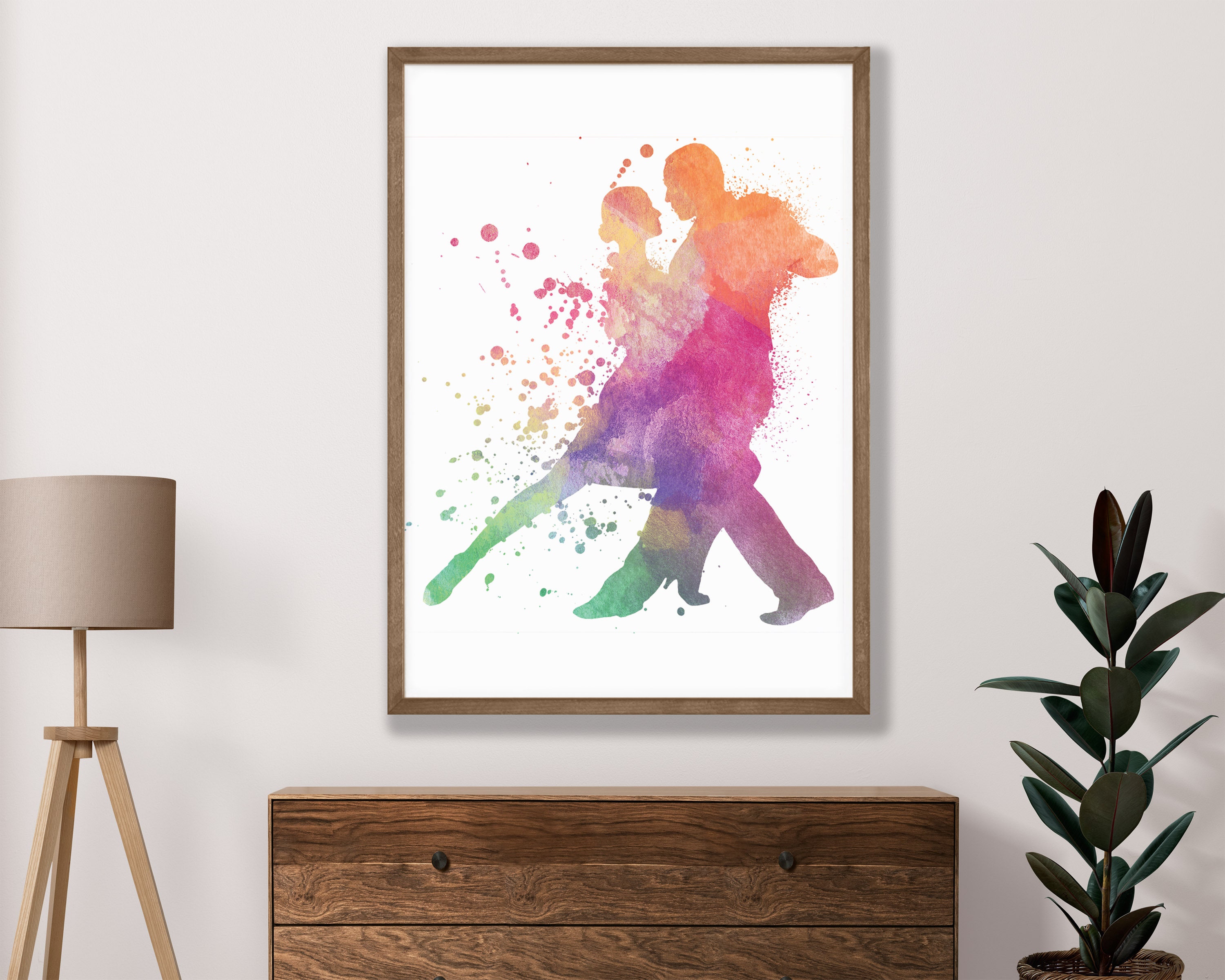 Watercolor Tango Print - Tango Wall Art, Dance Wall Art, Dance Wall ...