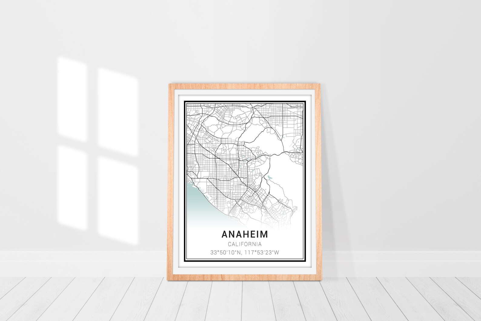 Anaheim Map Print Anaheim City Map Anaheim Poster | Etsy