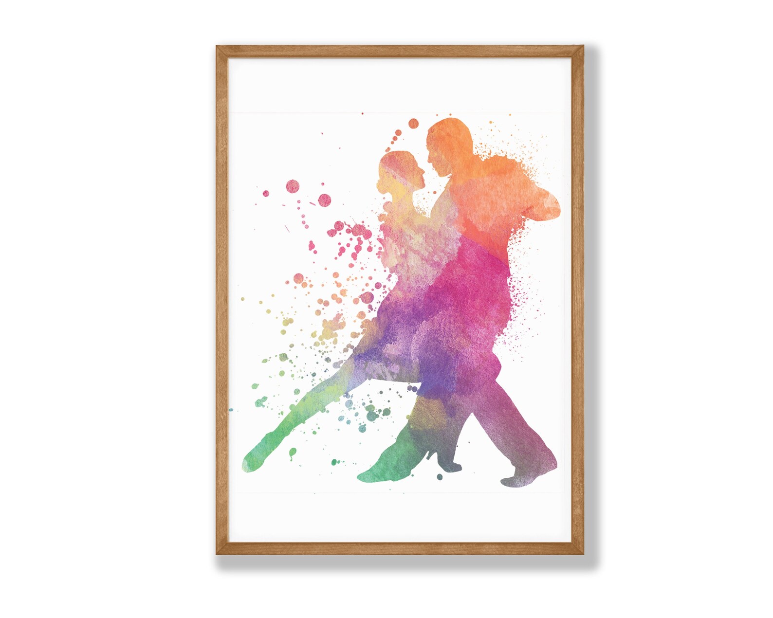 Watercolor Tango Print Tango Wall Art Dance Wall Art Dance - Etsy