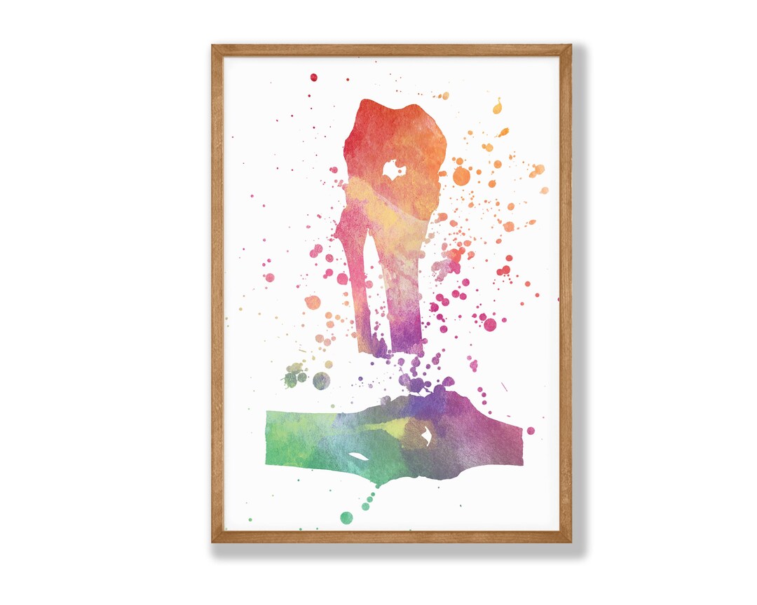 Watercolor Meniscus Print, Human Anatomy Poster, Orthopedics Doctor ...