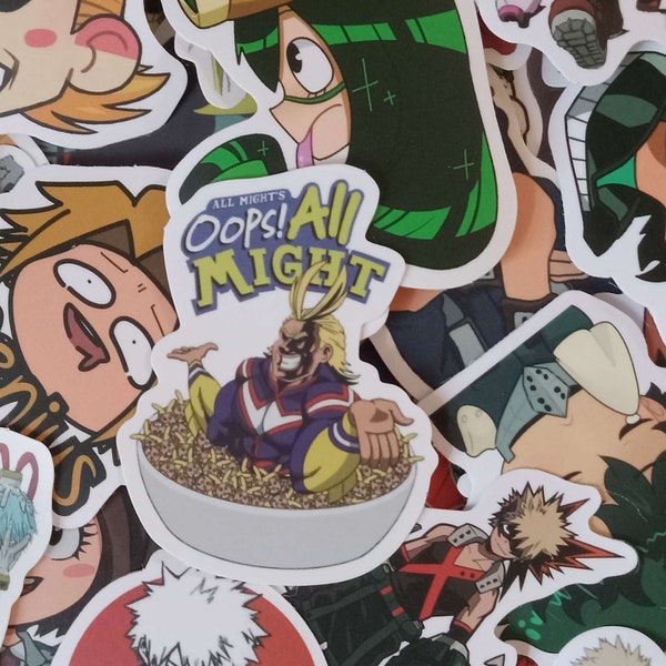 My Hero Academia Stickers - Etsy