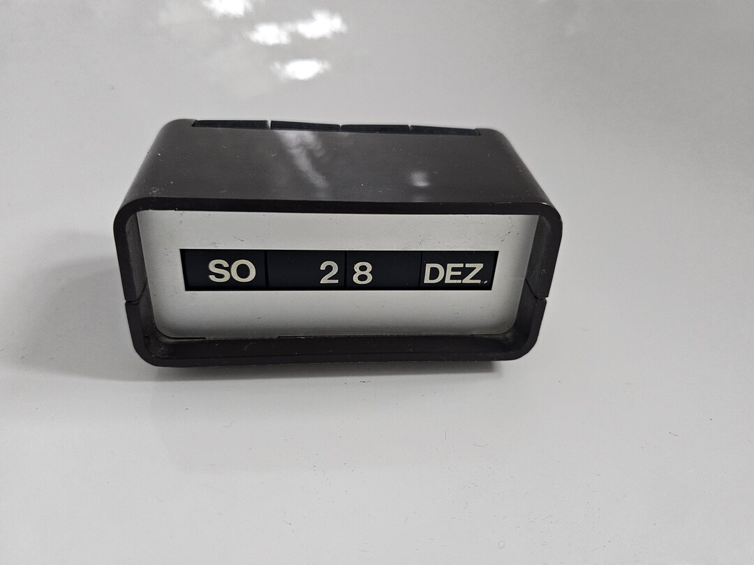 Vintage Infinite Desk Calendar From Arlac Dati West Germany - Etsy