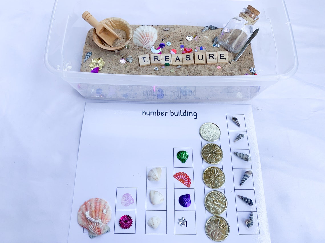 Personalized Treasure Sensory Bin - Etsy