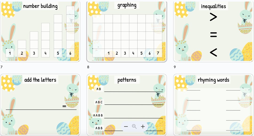 Easter Sensory Bin Learning Mats, Eggs, Pdf Digital File, Early Math ...