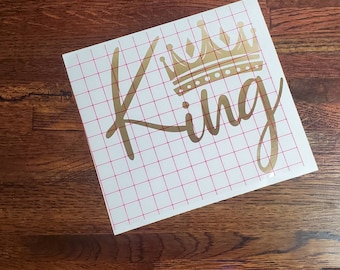 Crown Vinyl Decal - Etsy