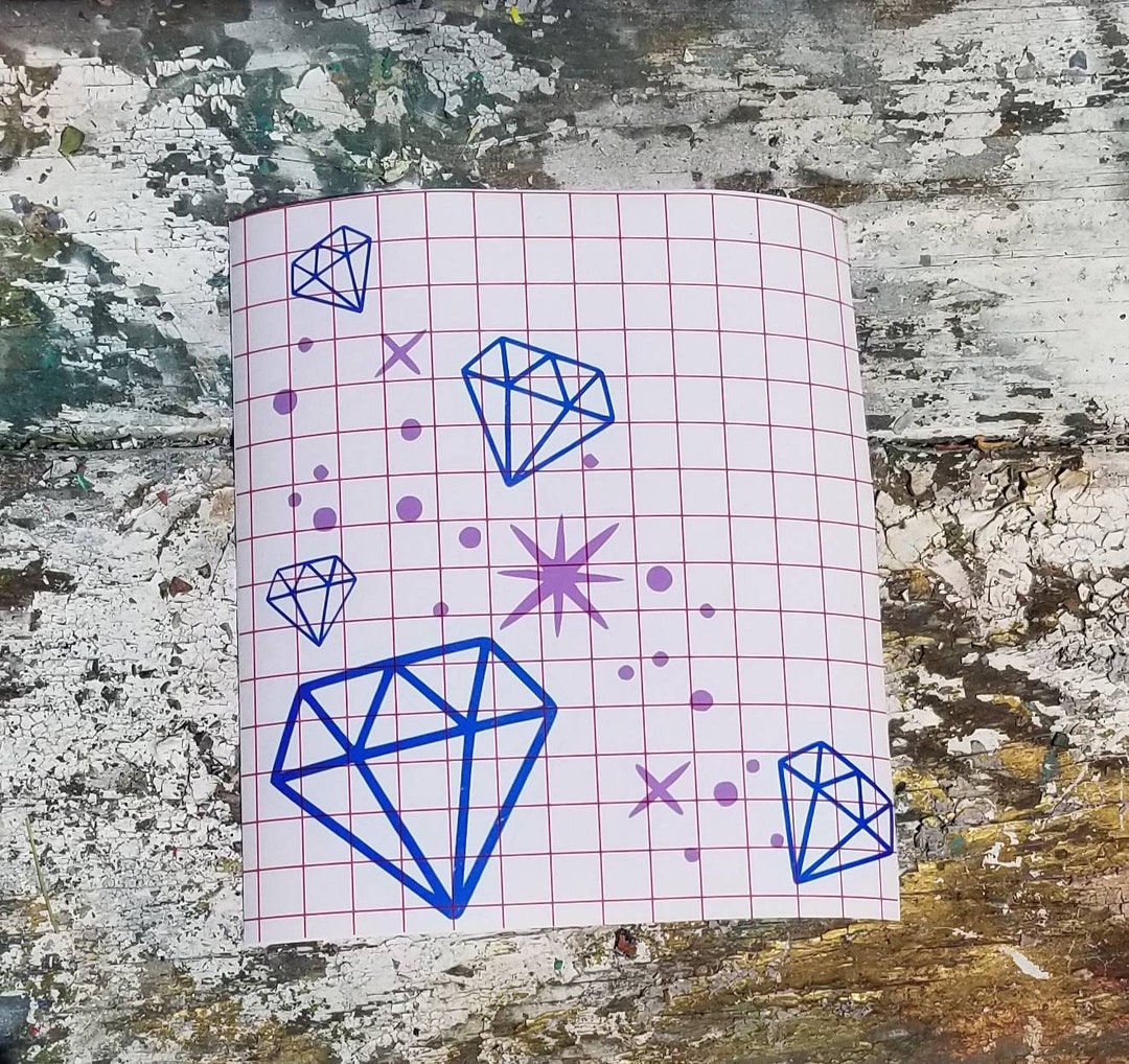 Holographic Diamond Vinyl Decal – “diamonds and Dust” Car Sticker ...