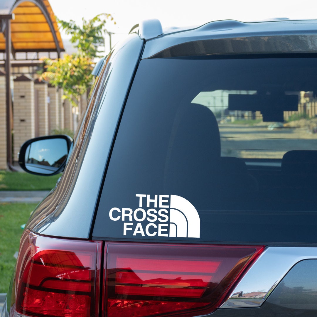 The Cross Face Wrestling Car Vinyl Sticker Window Decal Wrestling ...