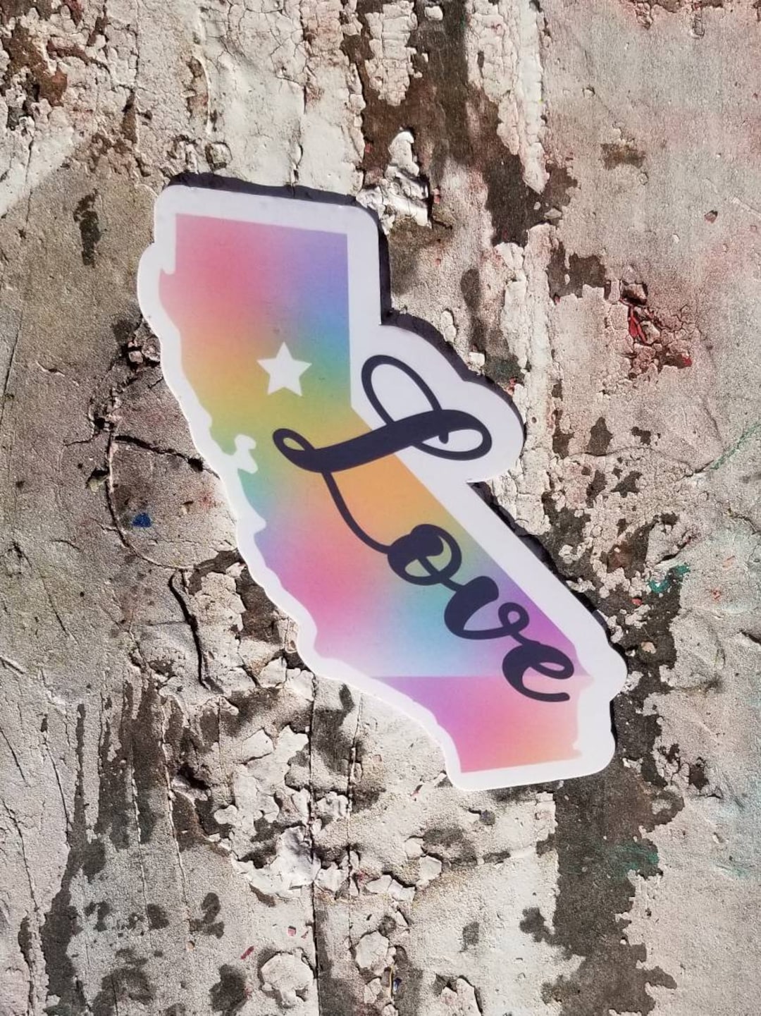 Custom California Love | Vinyl Sticker Window Decal - Etsy