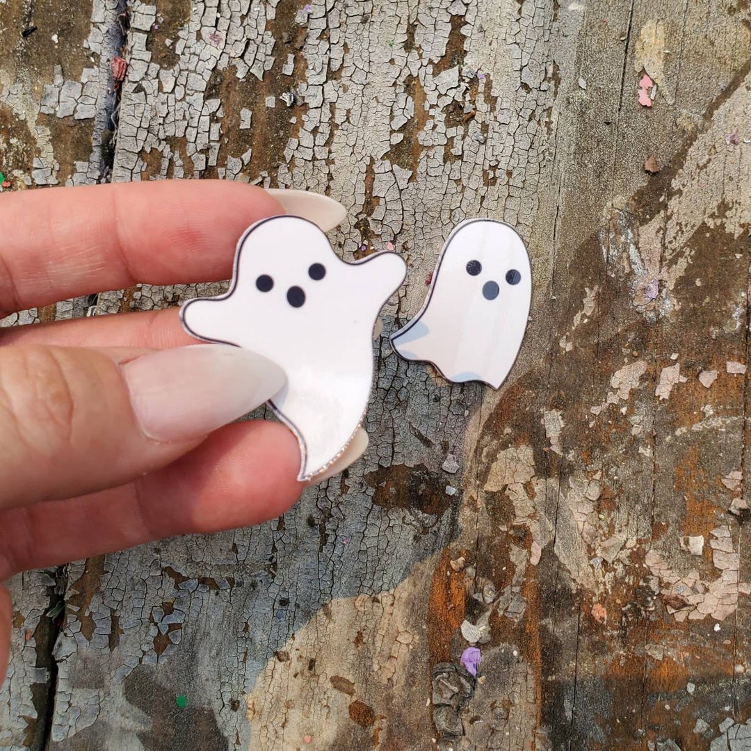 Mini Ghost Sticker Pair | Vinyl Sticker Window Decal | Halloween ...