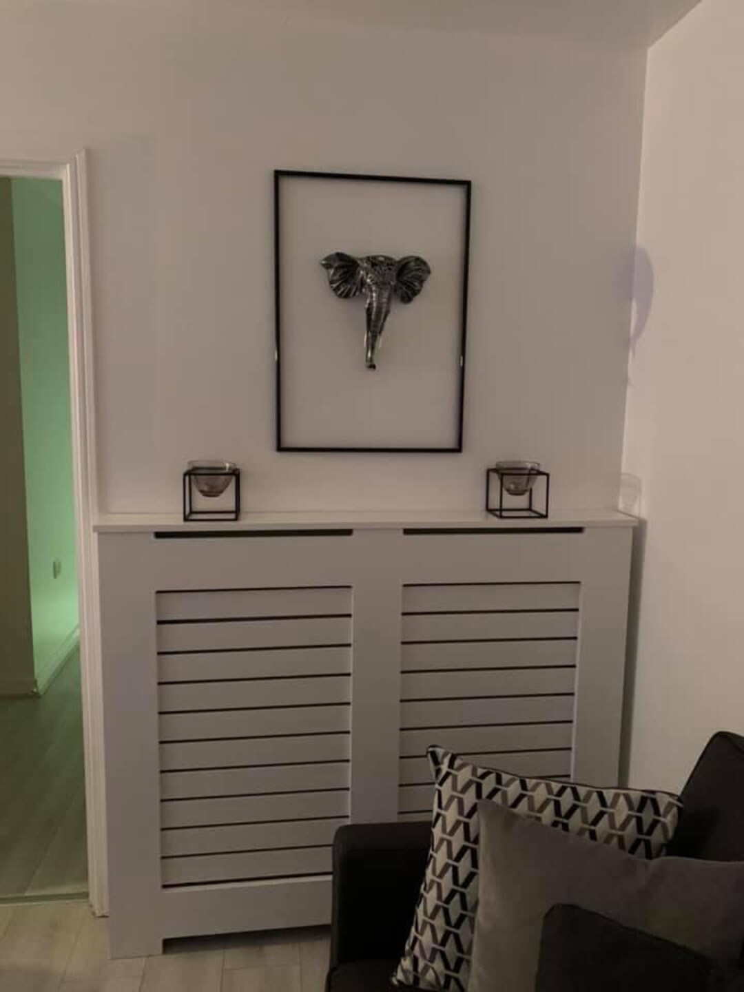 Made to Measure Solid Radiator Cover in a Solid Colour of Choice, With ...