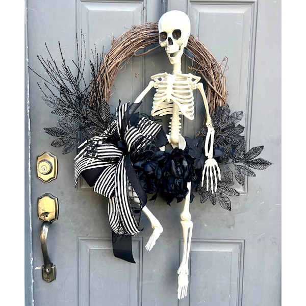 Skeleton Wreath - Etsy