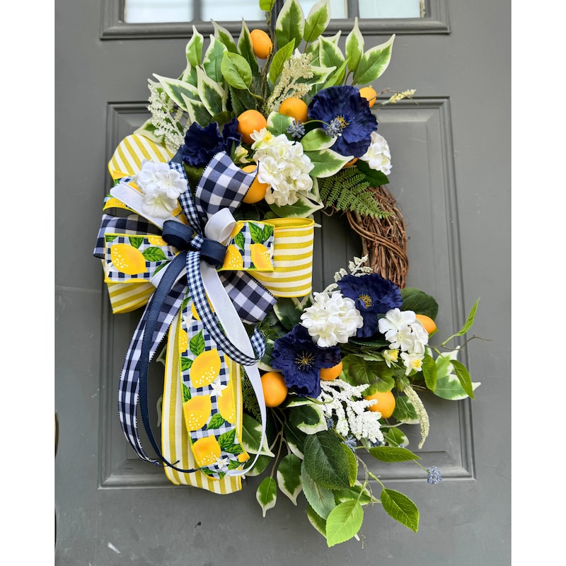Lemon Wreath - Etsy