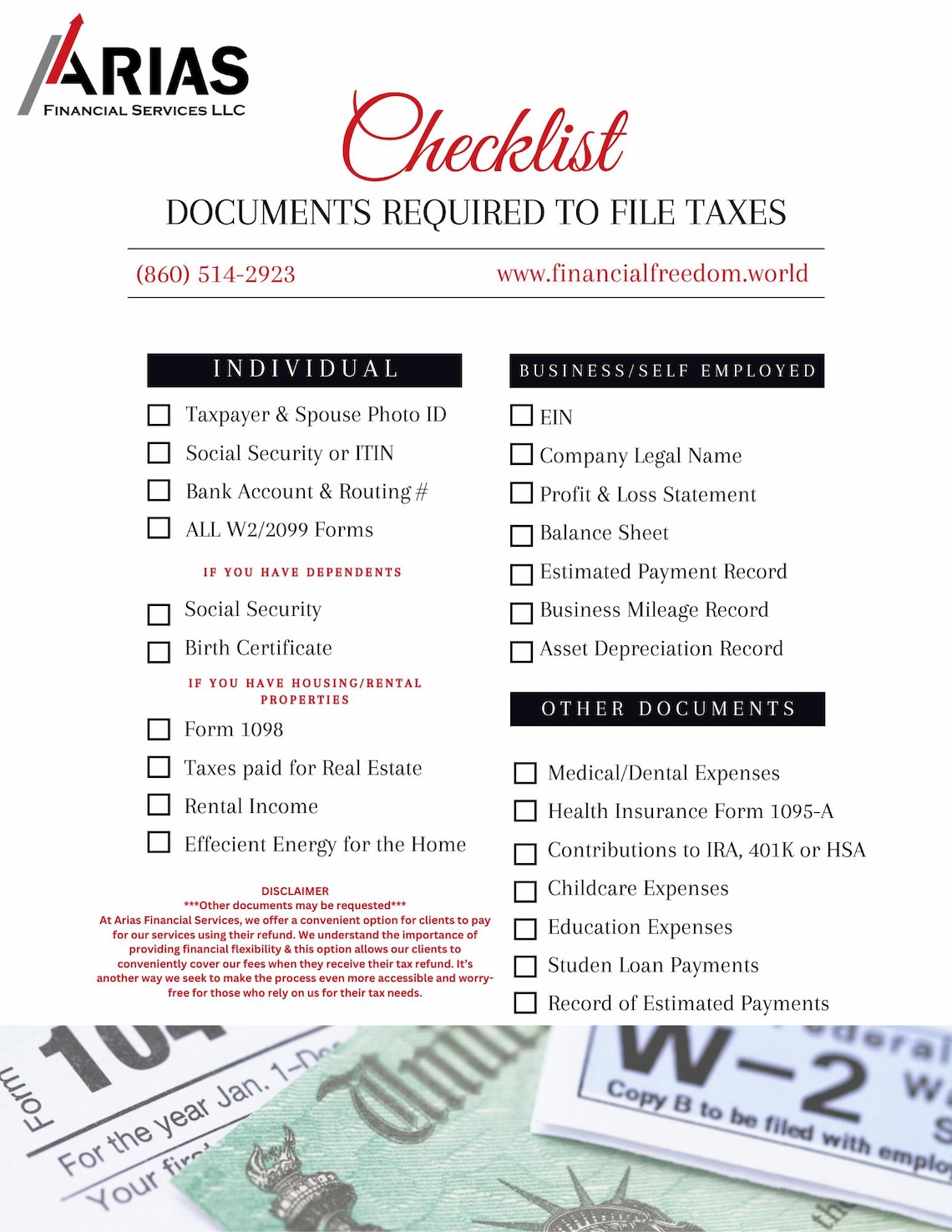 Tax Document Checklist Template – Customizable Template Available! - Etsy