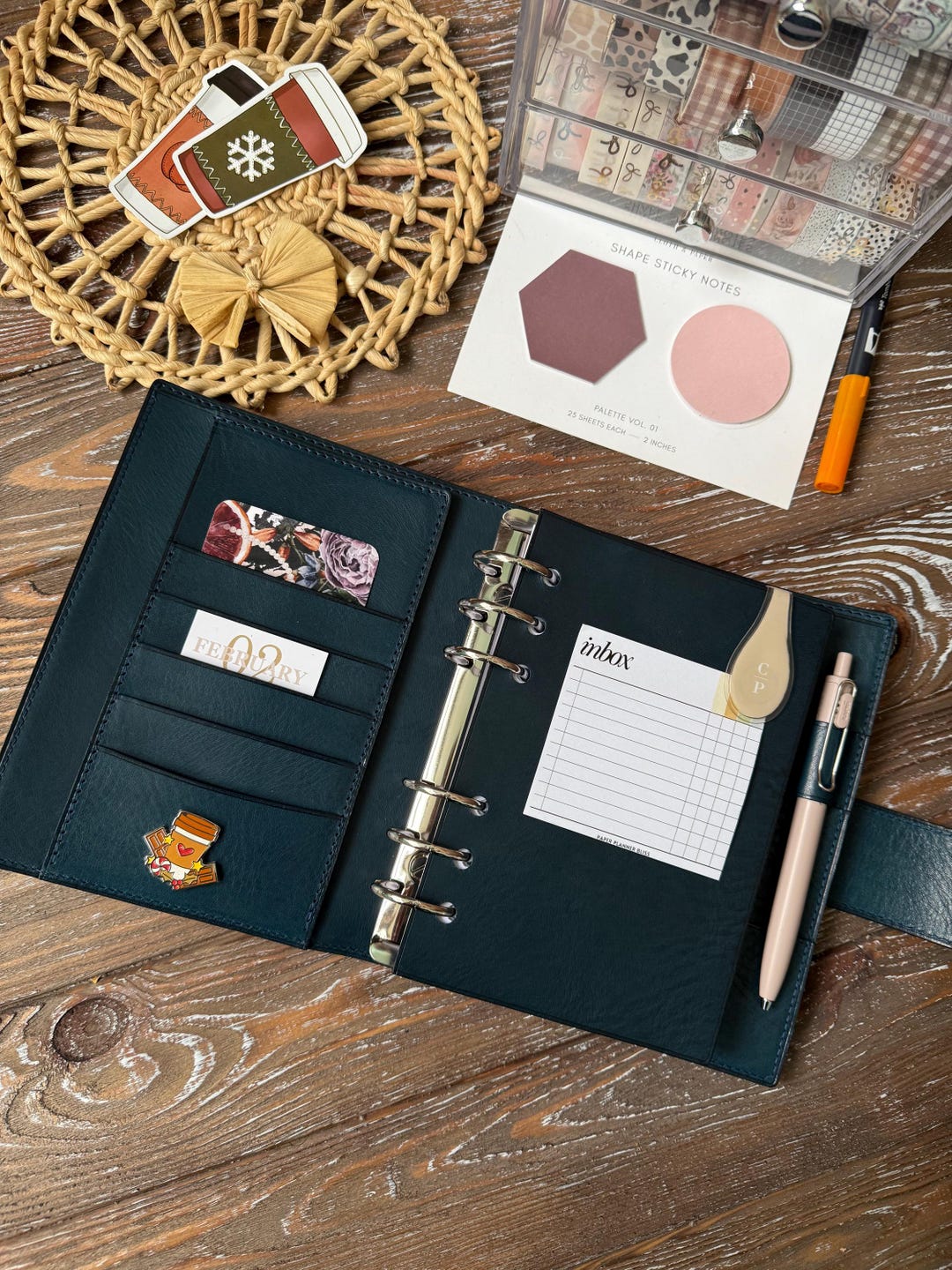 Travel FC Compact Leather Cover, Adventure Planner Case, Handmade ...