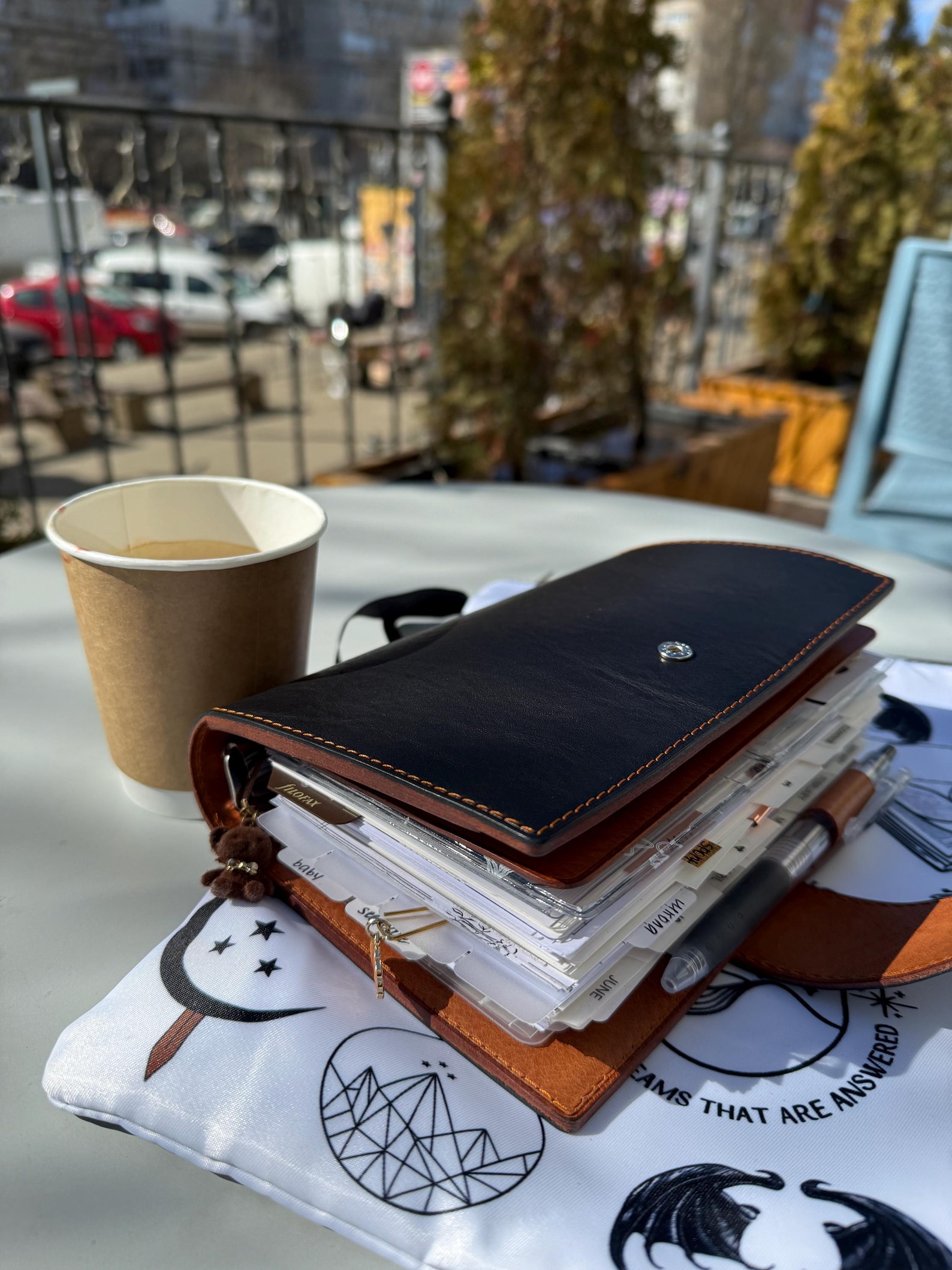 Leather 6-rings Planner Cover, Binder Handmade Genuine Leather Cover ...