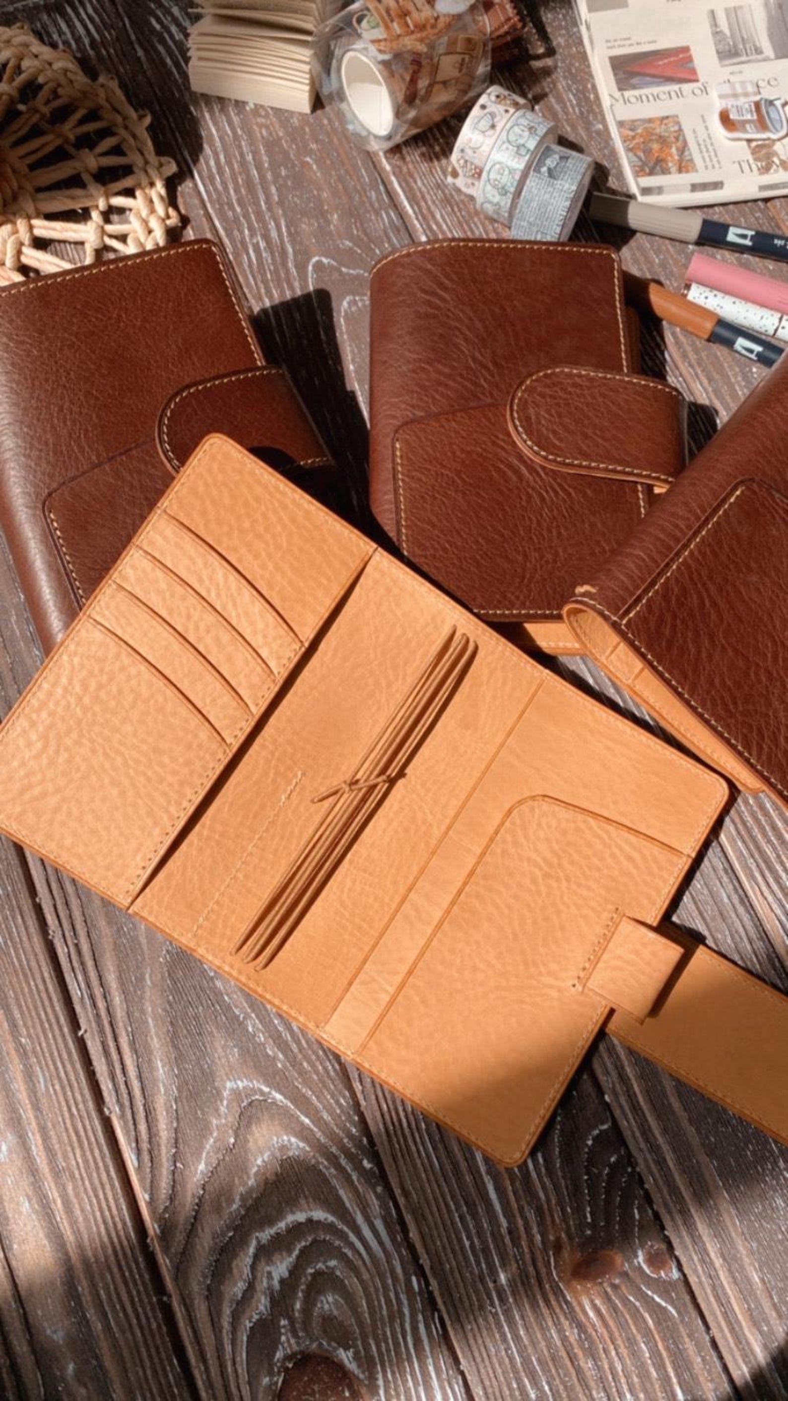 Pocket Sized TN Leather Cover, Moleskine Pocket Cover, Moleskine Daily ...
