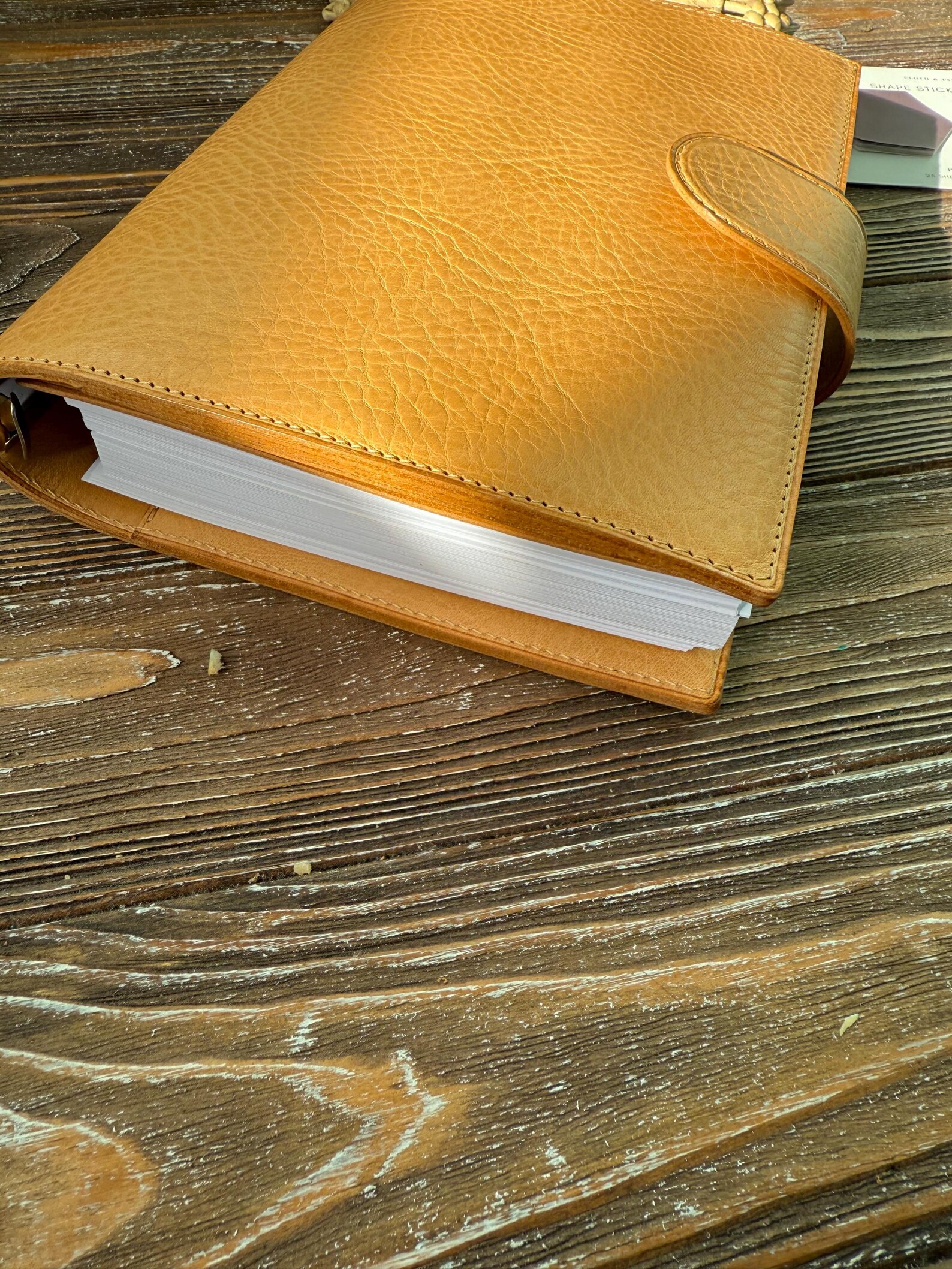 A5 Rings Planner Cover, Filofax Style, 6 Rings Binder Handmadeleather ...