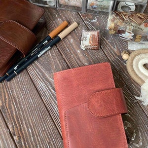 Pocket TN Leather Travelers Notebook Cover for Moleskine Pocket 914 ...