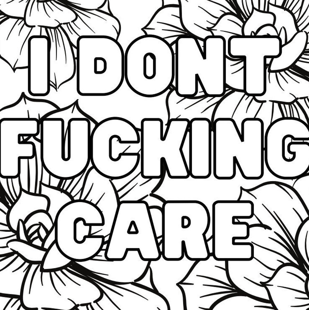 Adult Swear Word Coloring Pages Flowers And Fucks Adult Coloring Adult Swear Word Coloring Pages Flowers And Fucks Adult Coloring