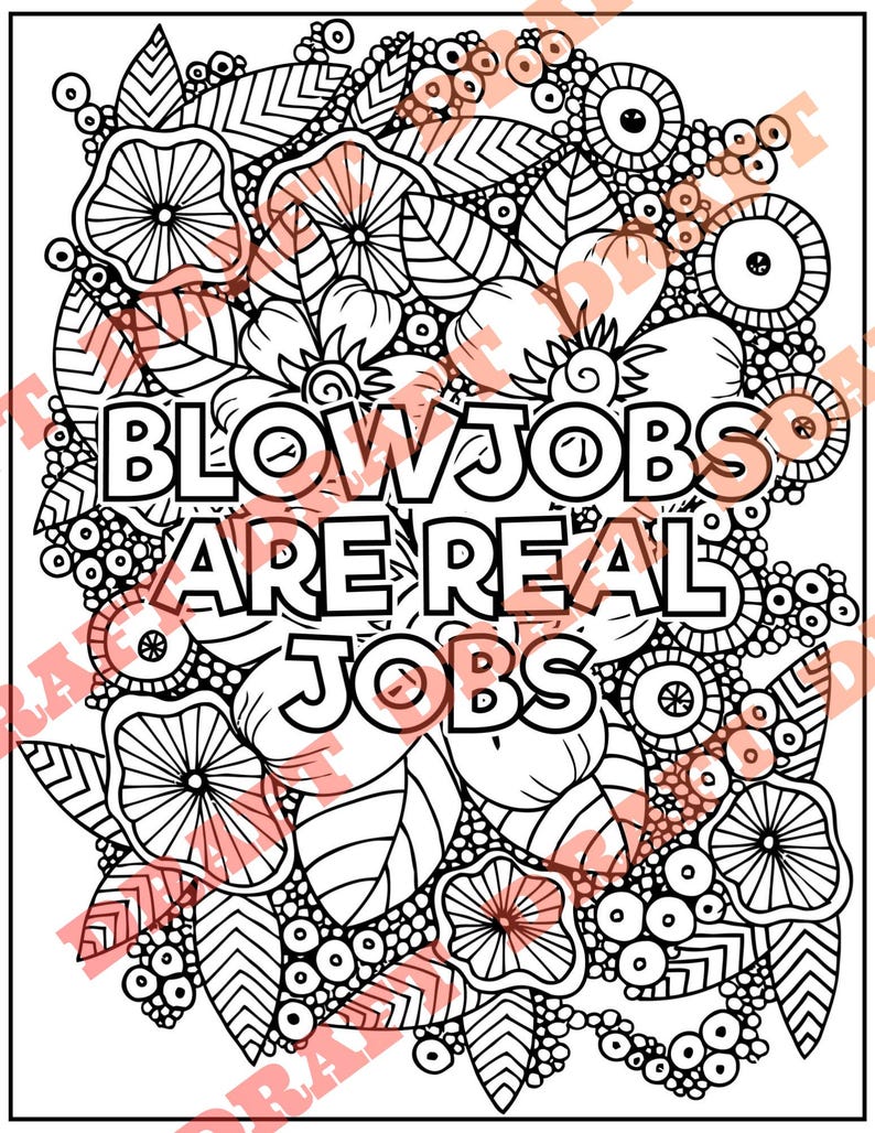 Unhinged Adult Phrases Coloring Pages, 10 Page Download Pdf Printable ...