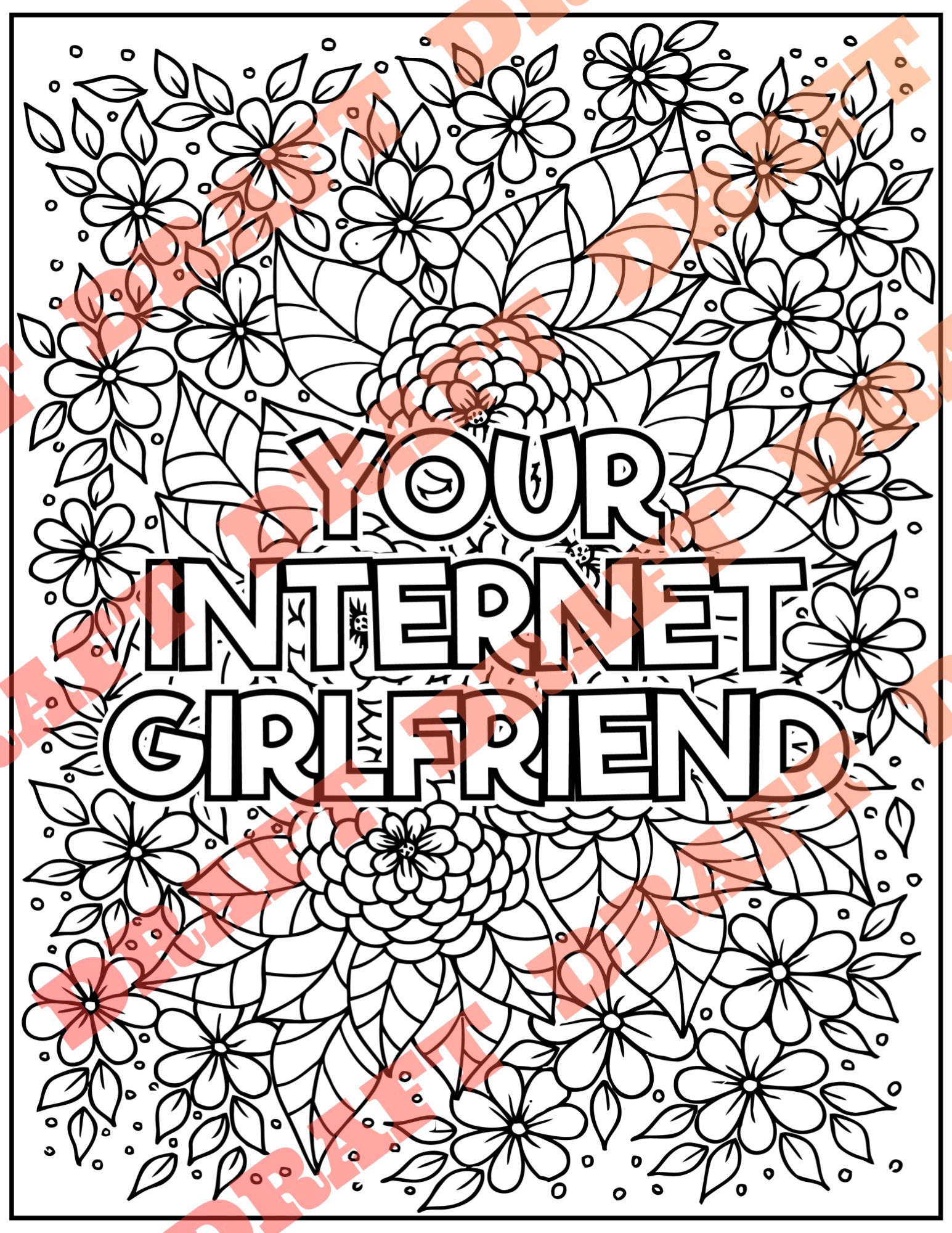 Adult Coloring Pages, Unhinged Phrases Coloring Pages, Printable PDF ...