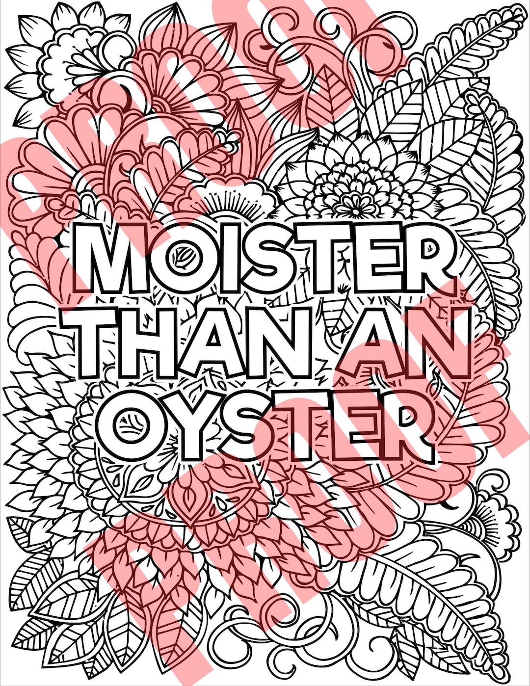 Printable Adult Word Coloring Pages, Unhinged Naughty Phrases, Adult ...