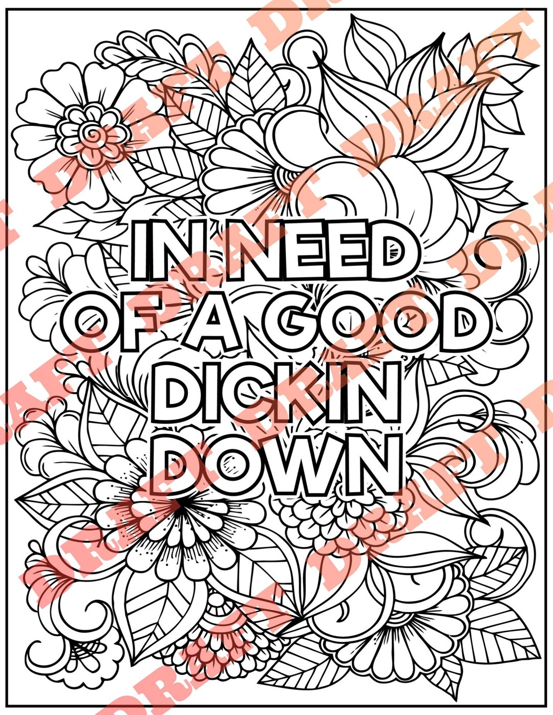 Adult Coloring Pages, Unhinged Phrases Coloring Pages, Printable PDF ...
