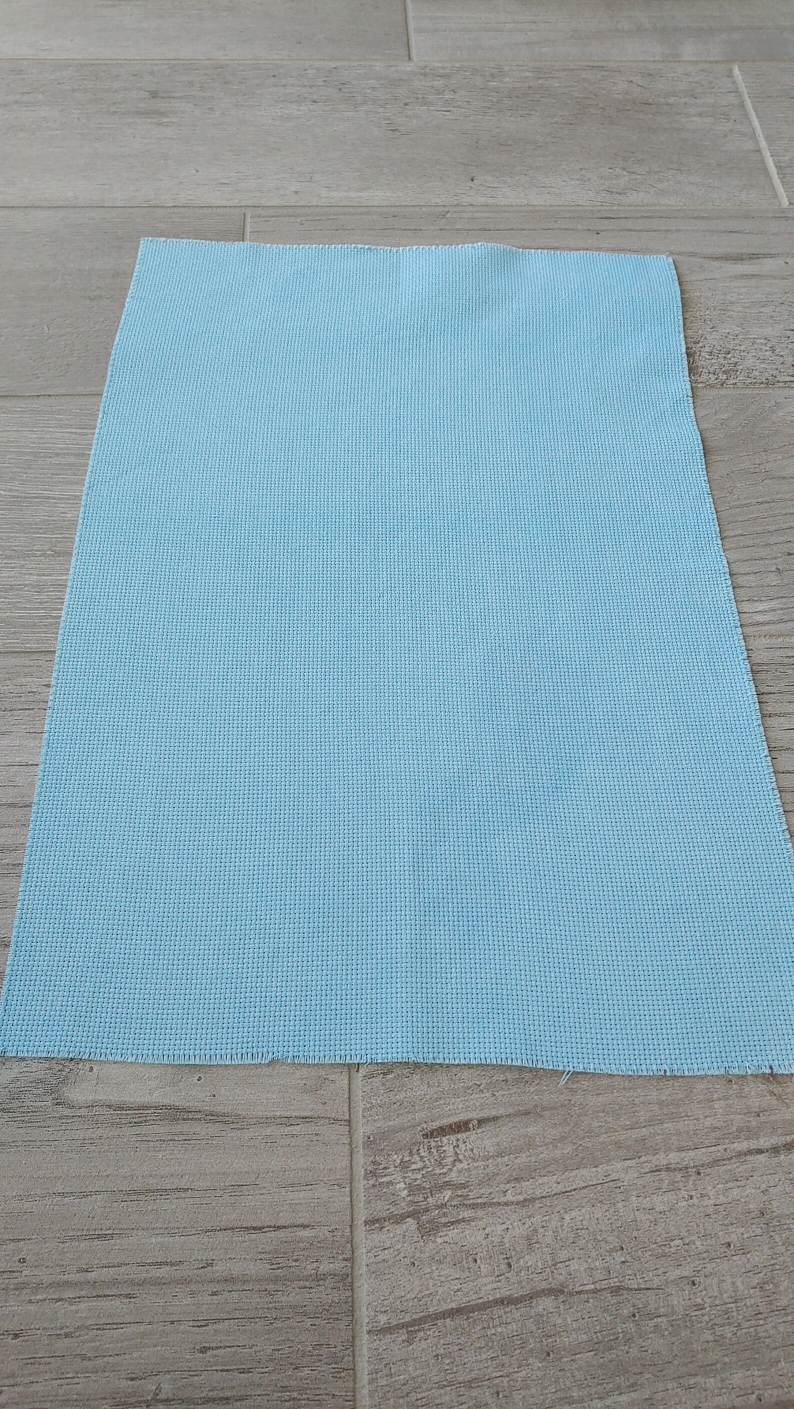 Blue Aida Cloth 14 and 16 Count Hand Dyed Cross Stitch - Etsy