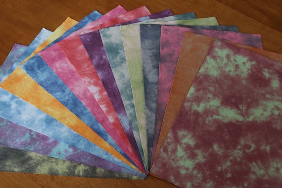 Aida Cloth 14 and 16 Count Hand Dyed Cross Stitch Fabric - Etsy