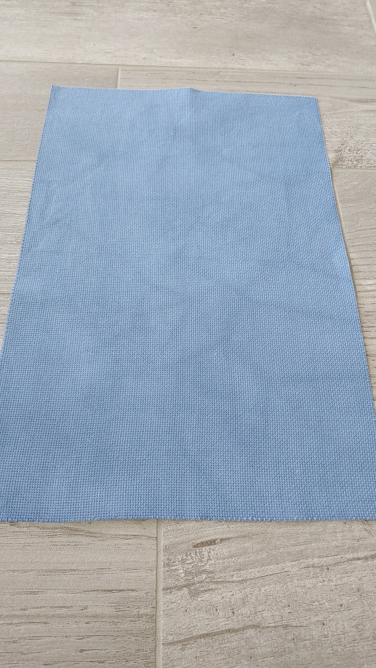 Blue Aida Cloth, 14 and 16 Count, Hand Dyed, Cross Stitch Fabric ...