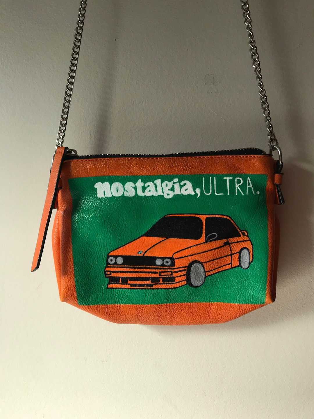 Nostalgia Ultra Frank Ocean Album Art Hand-painted Crossbody Bag With ...