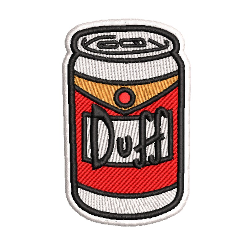 Duff Beer /simpson/ Embroidery Pattern/ Custom Digitizing / - Etsy