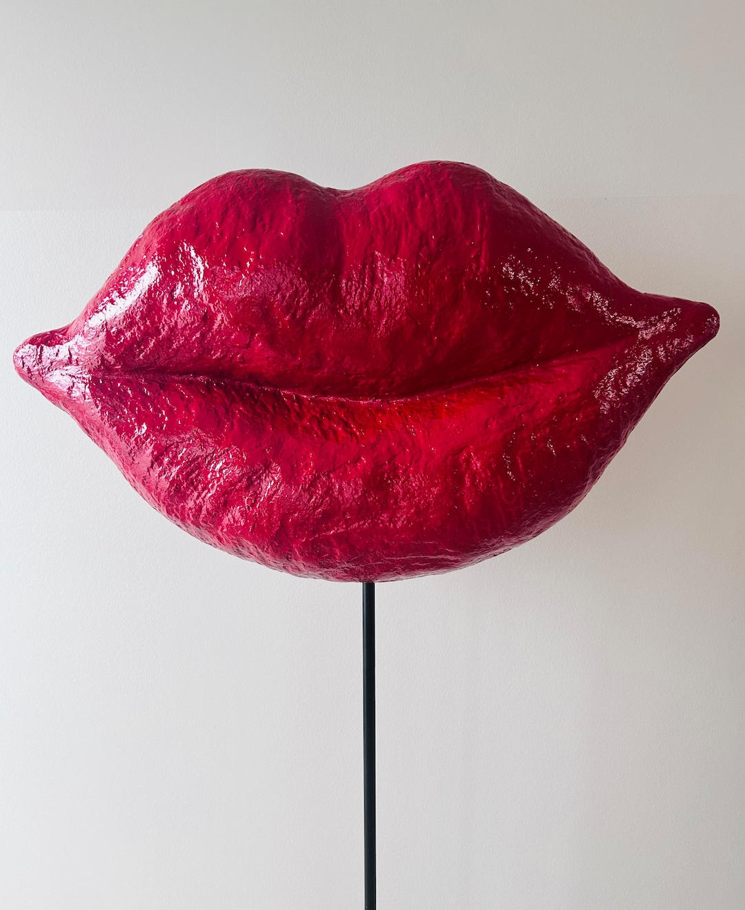 Lips Lips Big Lip Sculpture Mouth Kiss Mouth 3D Decoration Lips Statue ...
