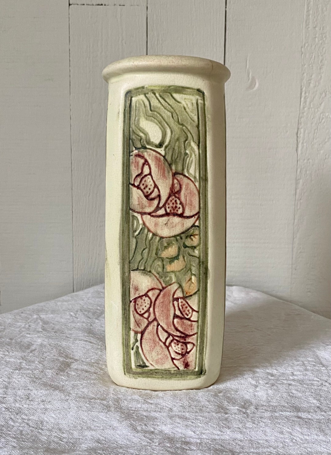 Weller Pottery Roma Art Vase, 1910-20s Arts and Crafts Art Pottery - Etsy