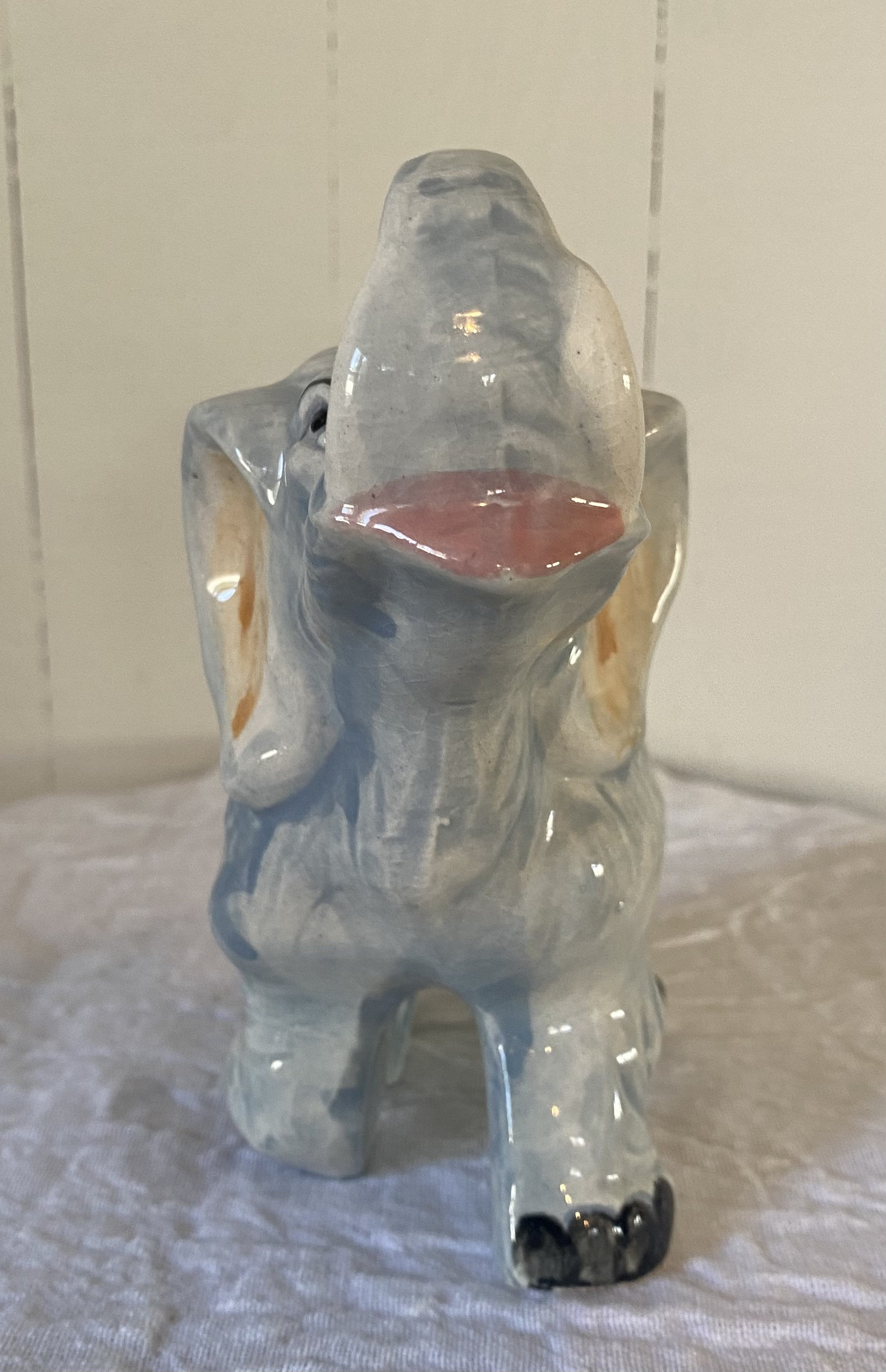 Vintage Ceramic Elephant Planter Made in Japan - Etsy