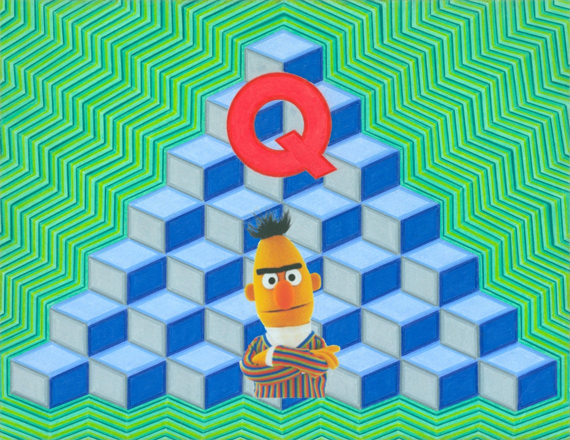 Puppets Colored Pencil Drawing Print - Etsy