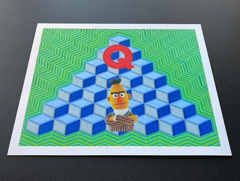 Puppets - Colored Pencil Drawing Print - Etsy