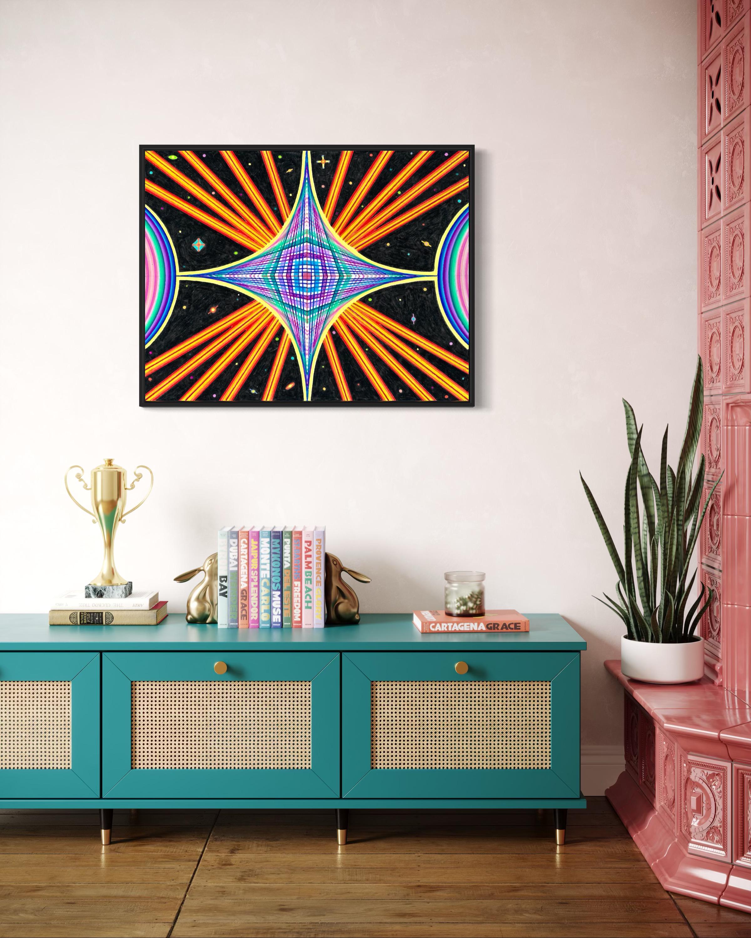 Supernova - Colored Pencil Drawing Print - Etsy