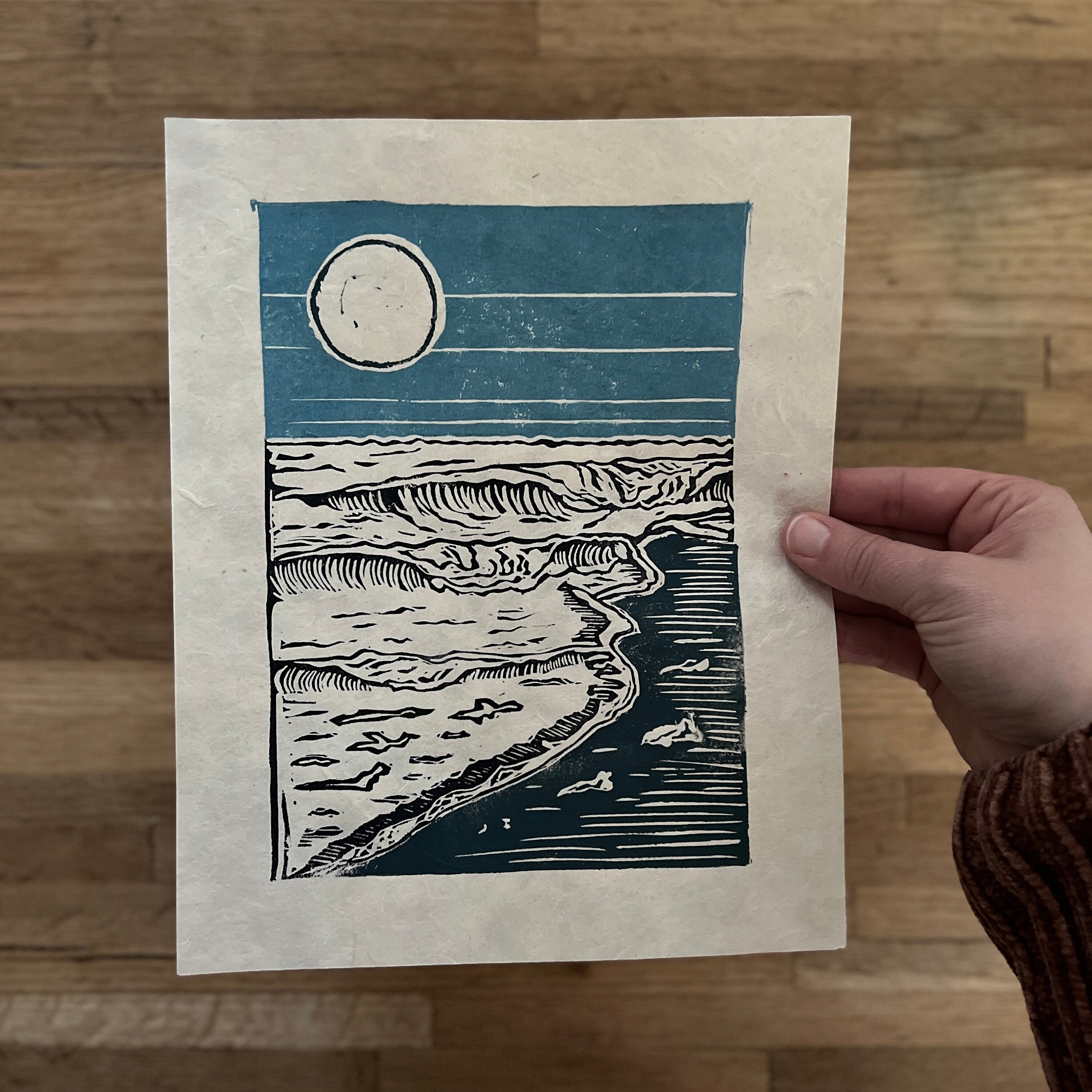 Wall Decor Wall Hangings Beach Handmade Block Print Glow Home & Living ...