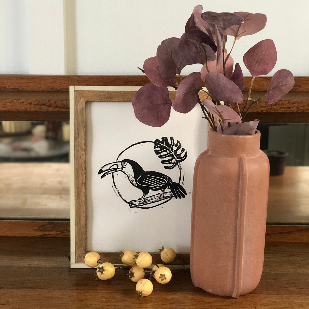 Keel-billed Toucan - Bird Handmade Block Print - Etsy