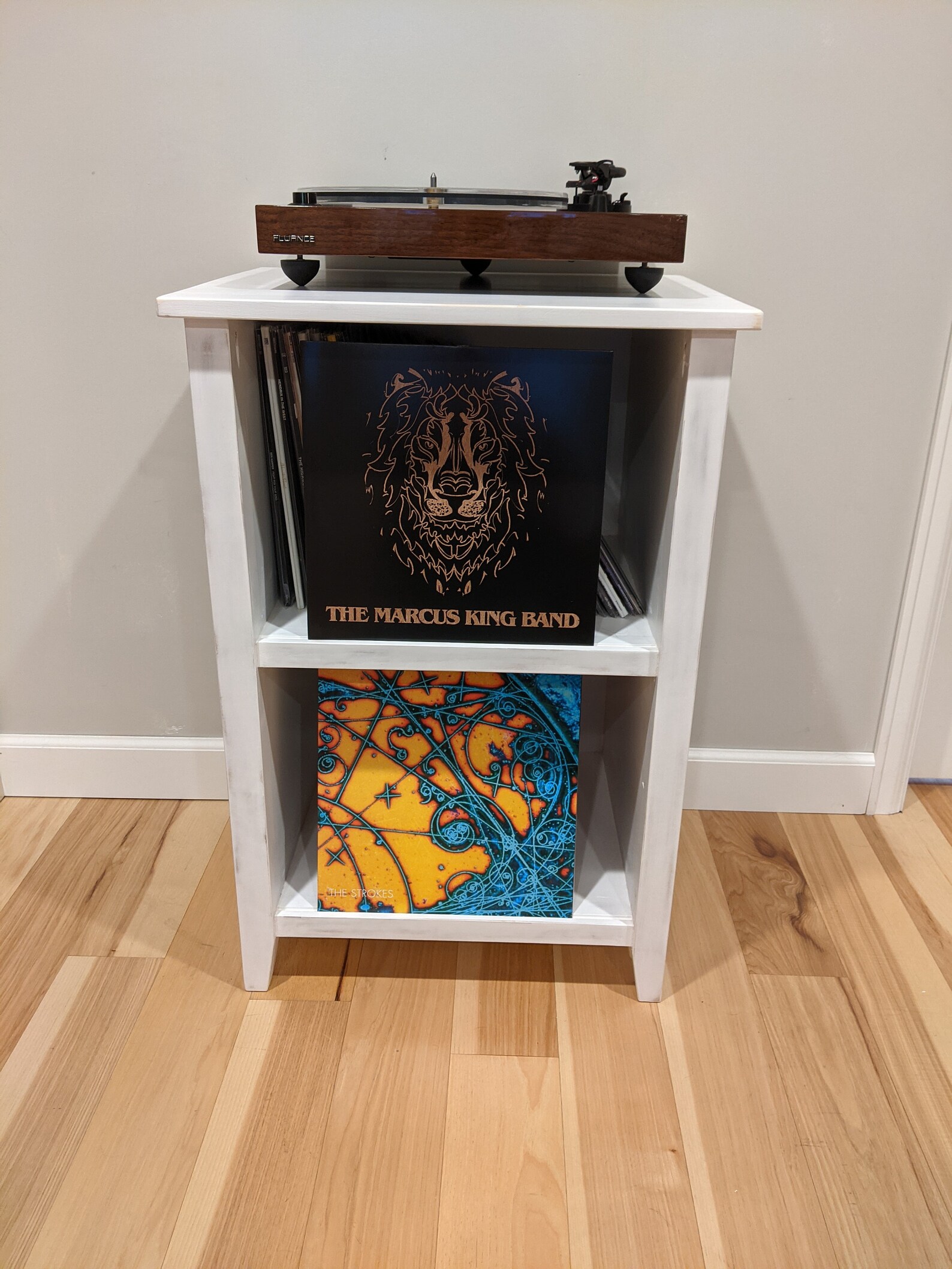 Record Player Stand With Storage - Etsy
