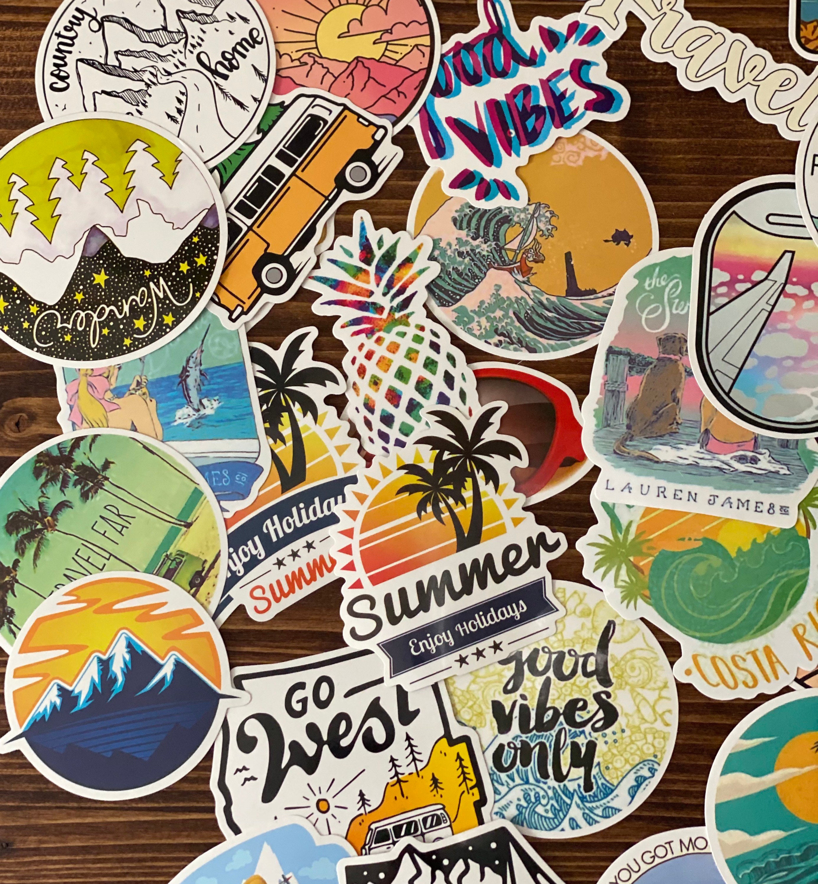 Reise Sticker, Random 3-4 Zoll Vinyl Sticker Pack - Etsy.de