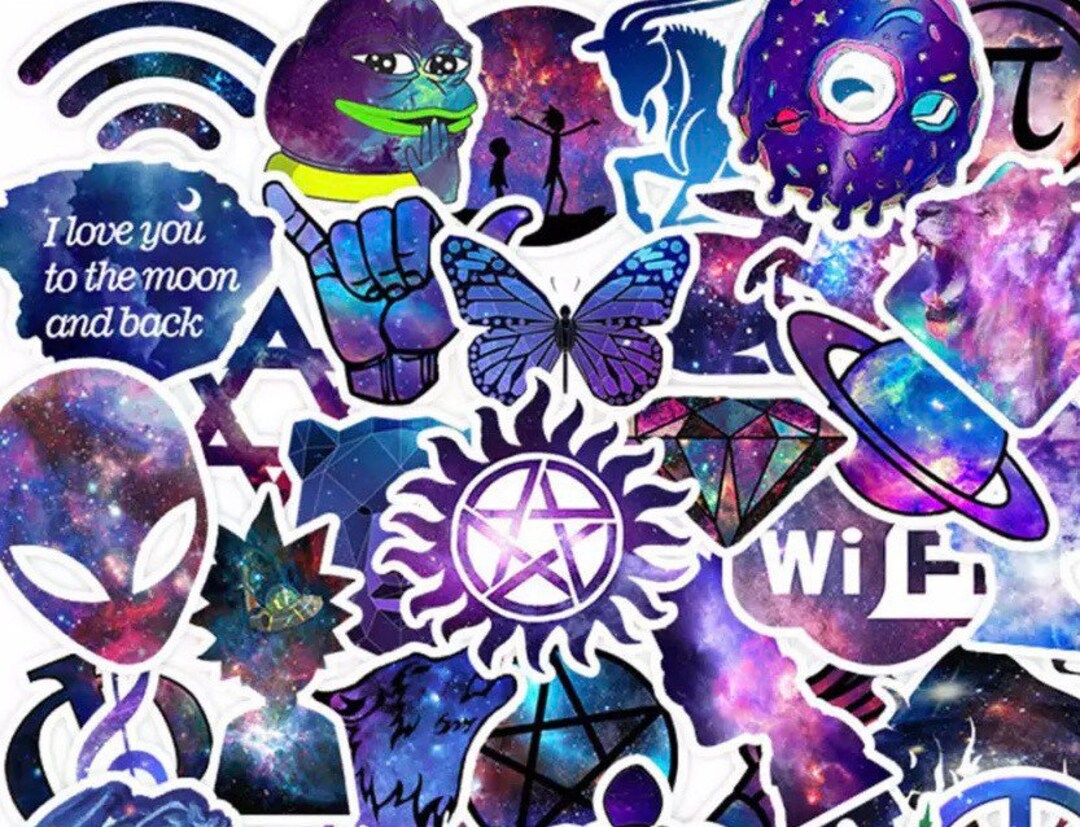 Fantasy, Galaxy Random Sticker Packs - Etsy