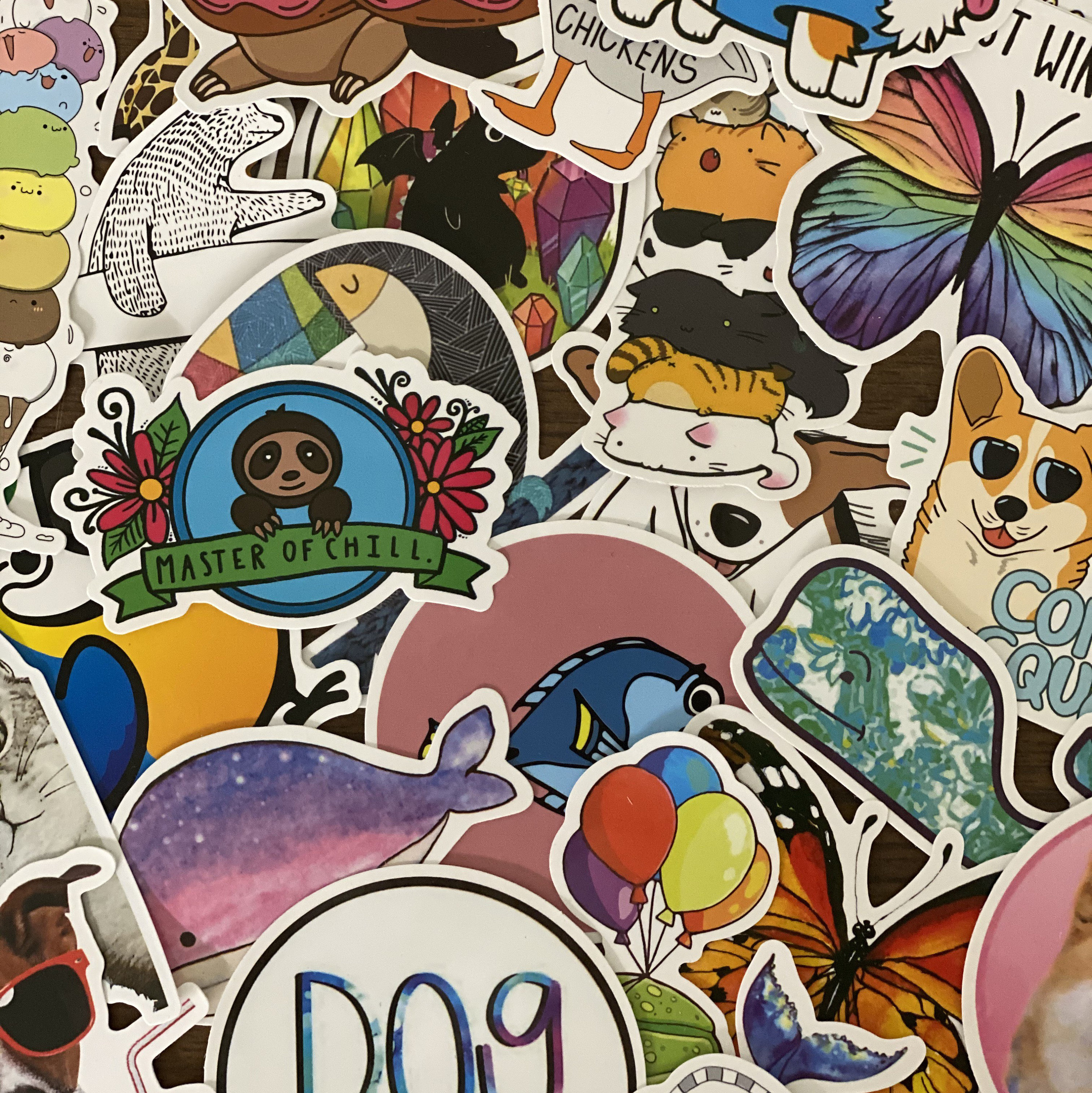 Cute animal vinyl sticker packs - Etsy 日本
