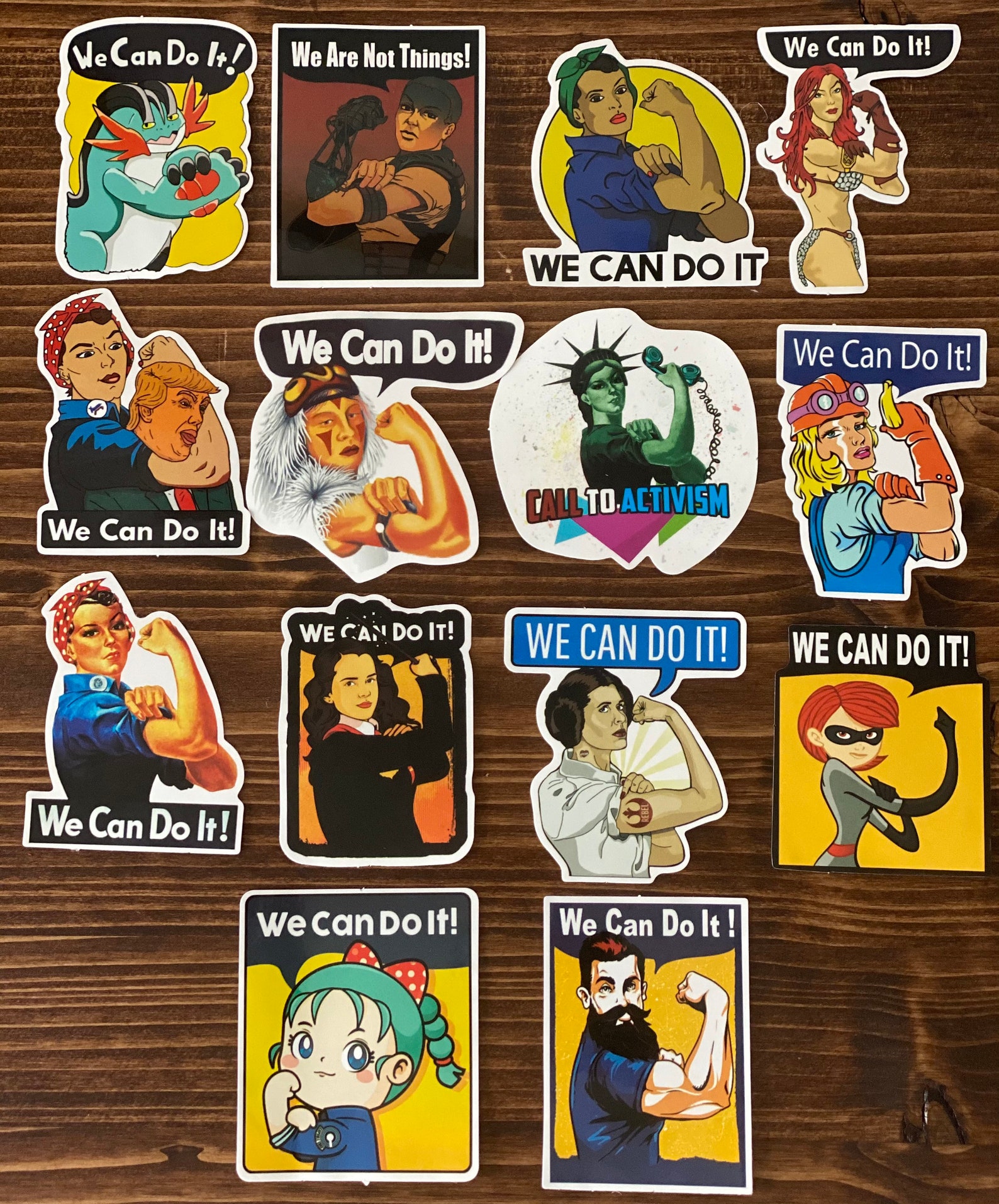 We Can Do It Sticker Packs - Etsy