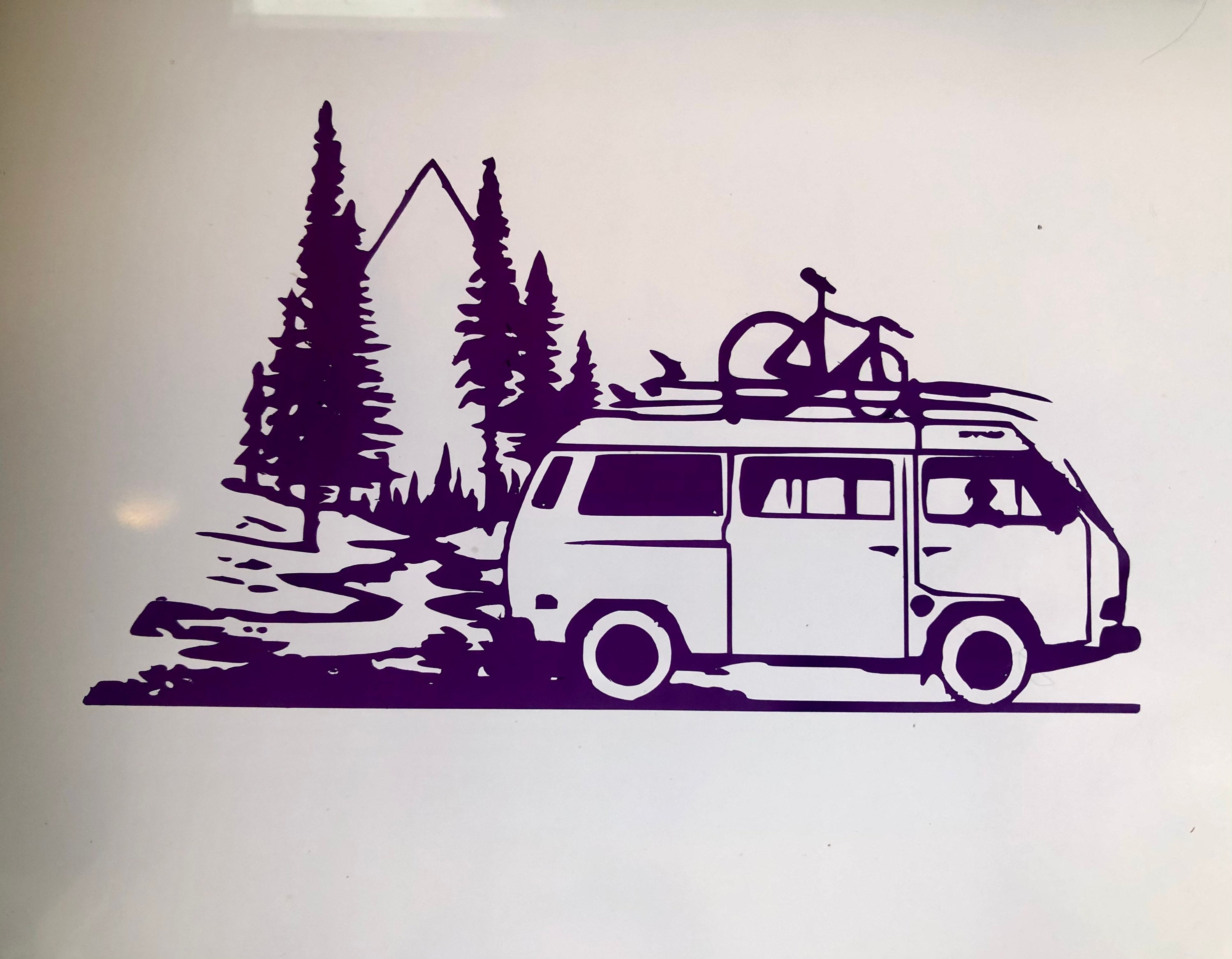 Westy Decal, Vanagon, Westfalia, Van Life, Vinyl Decal, Sticker, Camper ...