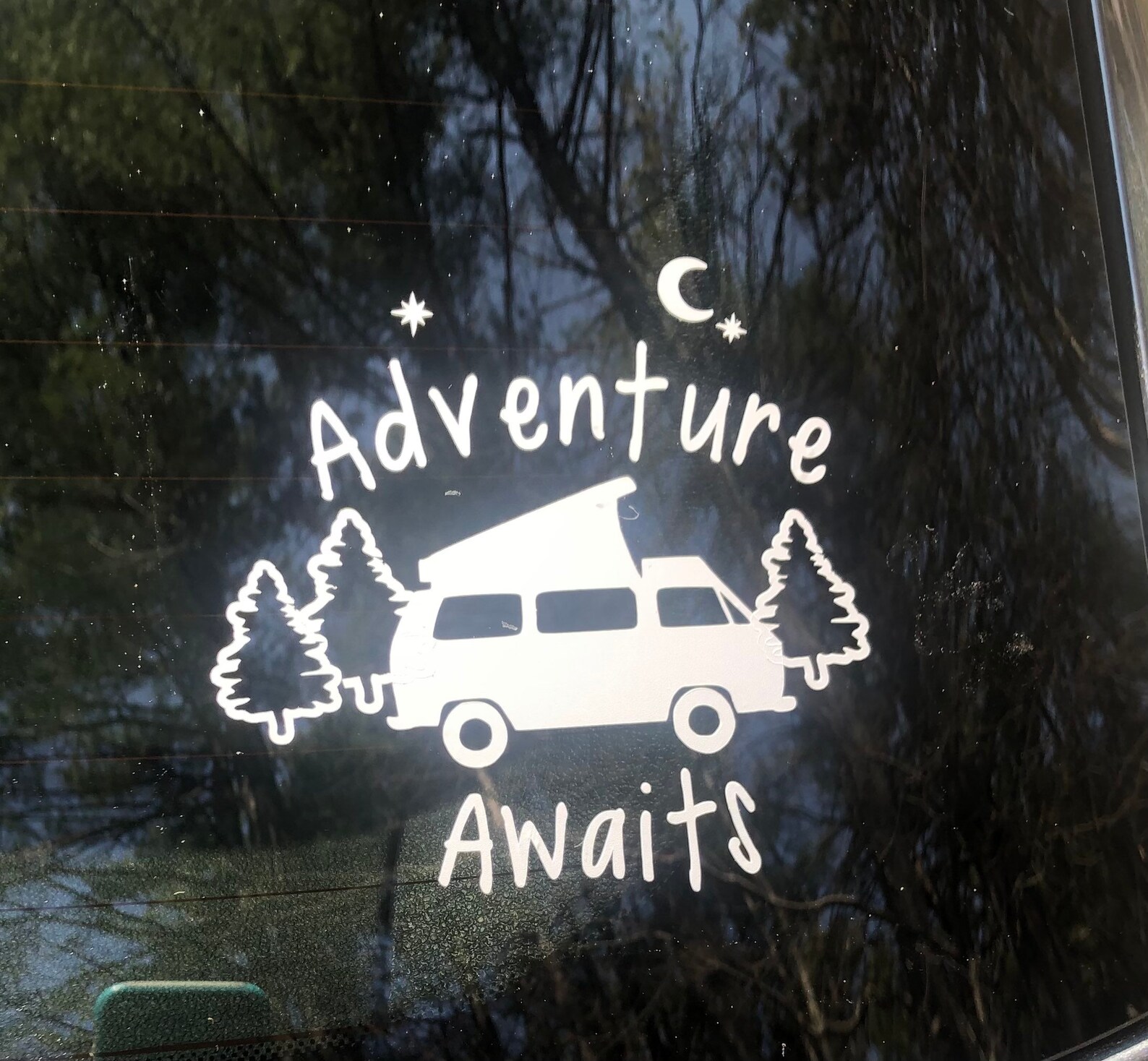 Adventure Awaits Westy Decal, Vanagon Westfalia, VW, Vinyl Decal, Car ...