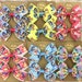 Pair of Dogs Ribbon Hair Bows Alligator Clip/bobbles Girls Baby Toddler ...