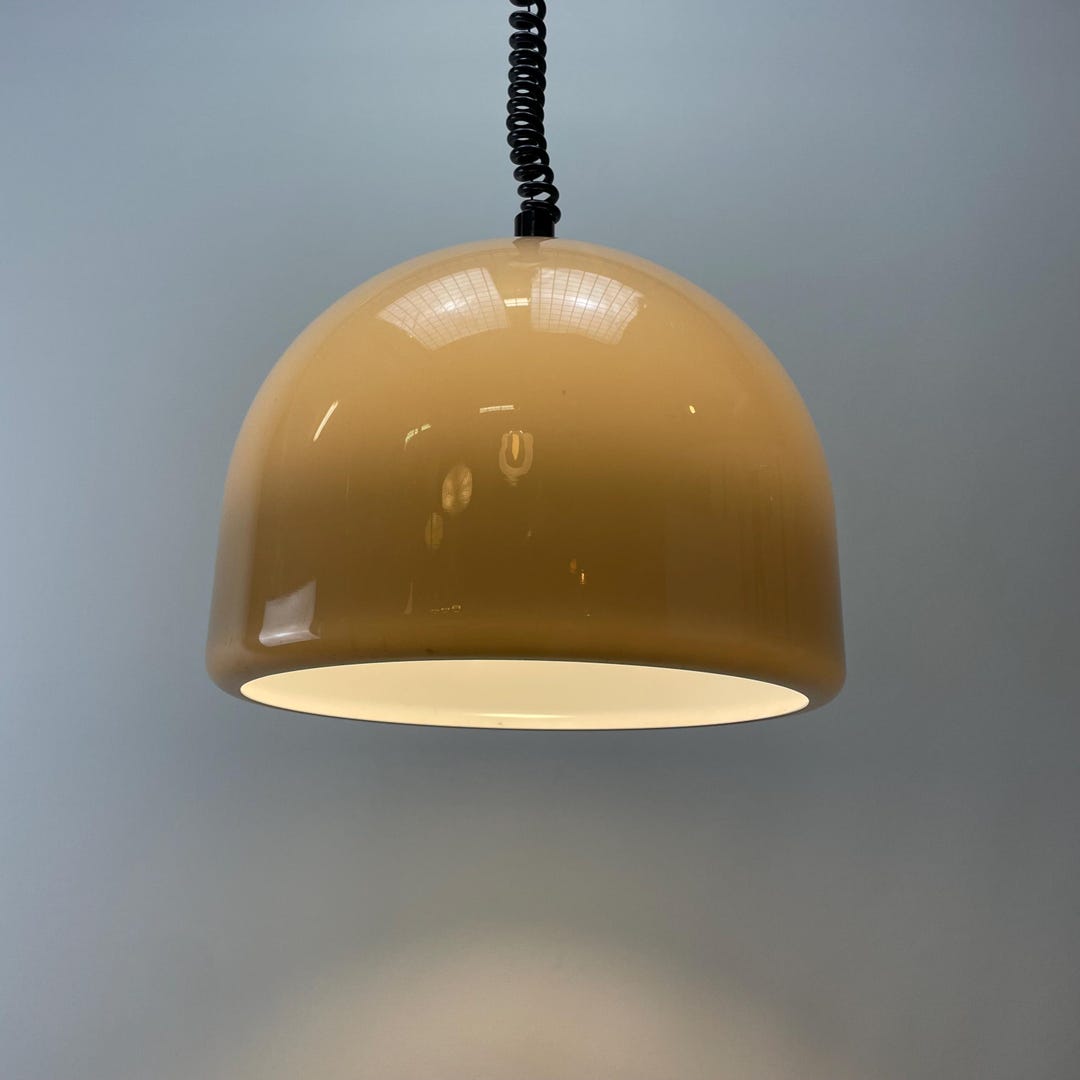 1 of 2 Brown Plexiglass STAFF Leuchten Pendant Light, 1970 - Etsy
